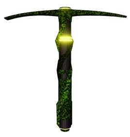 Overgrown Pickaxe | Refinery Caves Wiki | Fandom