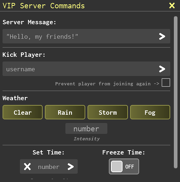 VIP Server Commands | Refinery Caves Wiki | Fandom