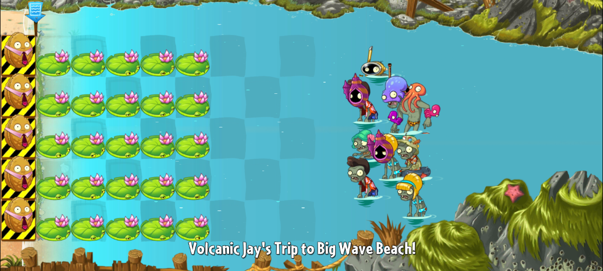 Big Wave Beach - Day 40 | Plants vs. Zombies: Reflourished Wiki | Fandom