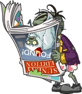 Sunday Edition Zombie | Plants vs. Zombies: Reflourished Wiki | Fandom