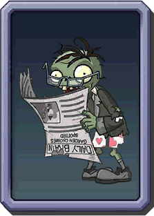Newspaper Zombie | Plants vs. Zombies: Reflourished Wiki | Fandom