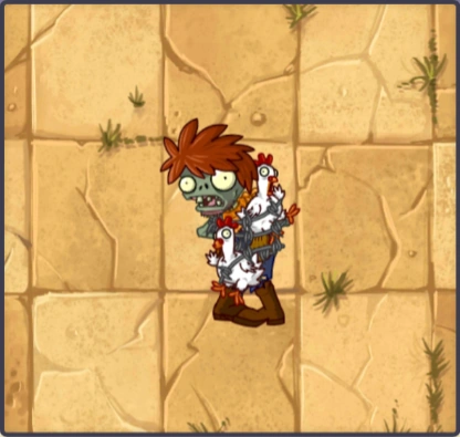 Chicken Wrangler Zombie | Plants vs. Zombies: Reflourished Wiki | Fandom
