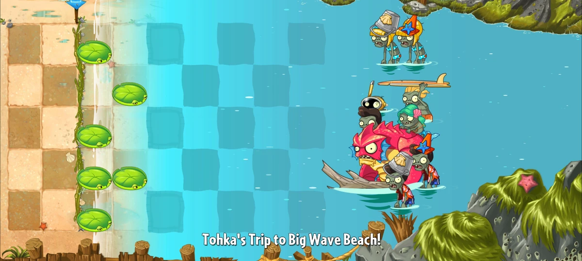 Big Wave Beach - Day 16 | Plants vs. Zombies: Reflourished Wiki | Fandom
