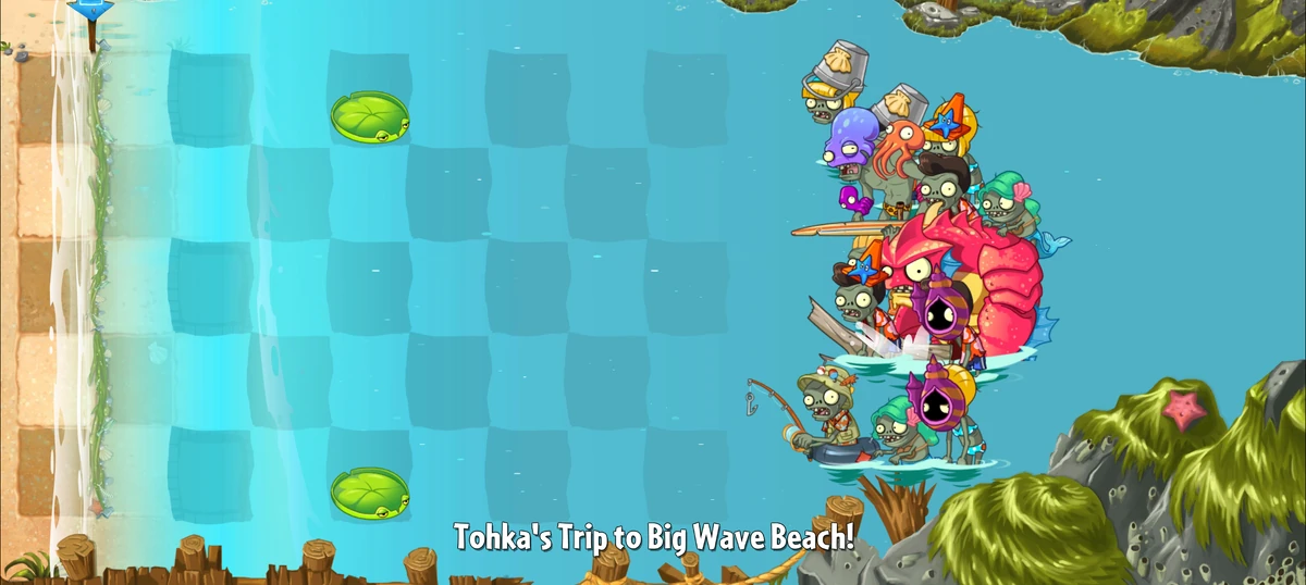 Big Wave Beach - Day 41 | Plants vs. Zombies: Reflourished Wiki | Fandom