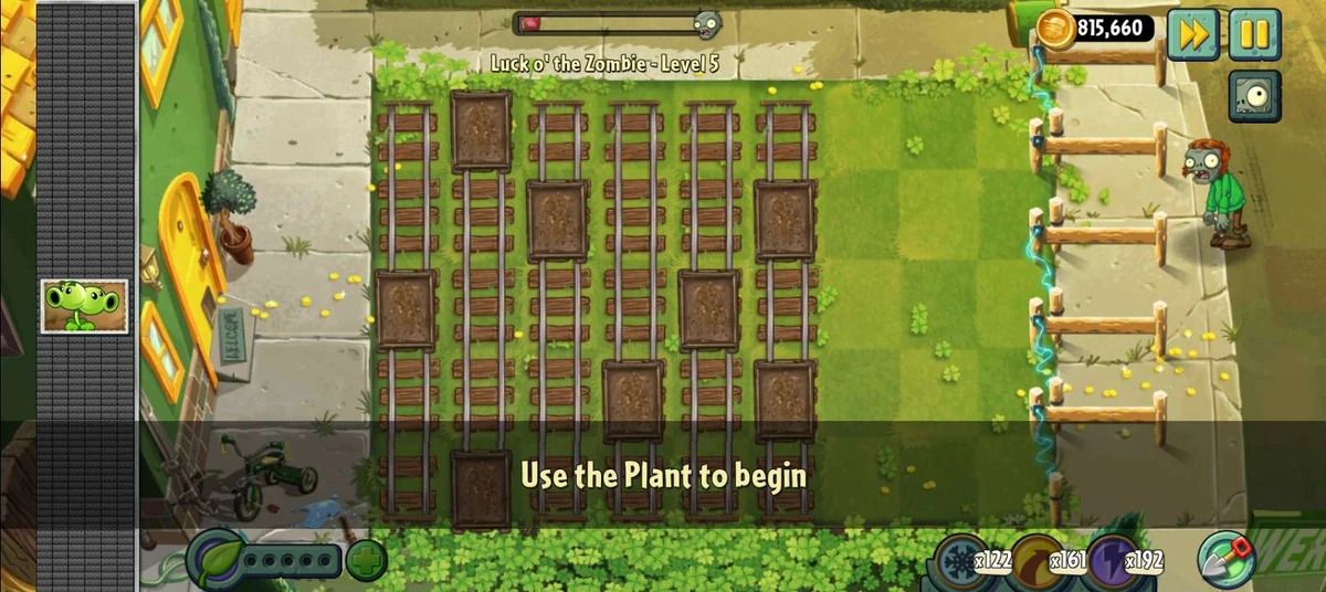 Luck o' the Zombie - Level 5 | Plants vs. Zombies: Reflourished Wiki ...