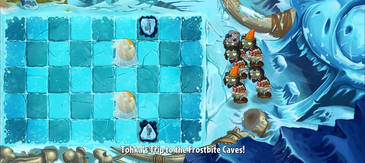 Frostbite Caves - Day 1 | Plants vs. Zombies: Reflourished Wiki | Fandom