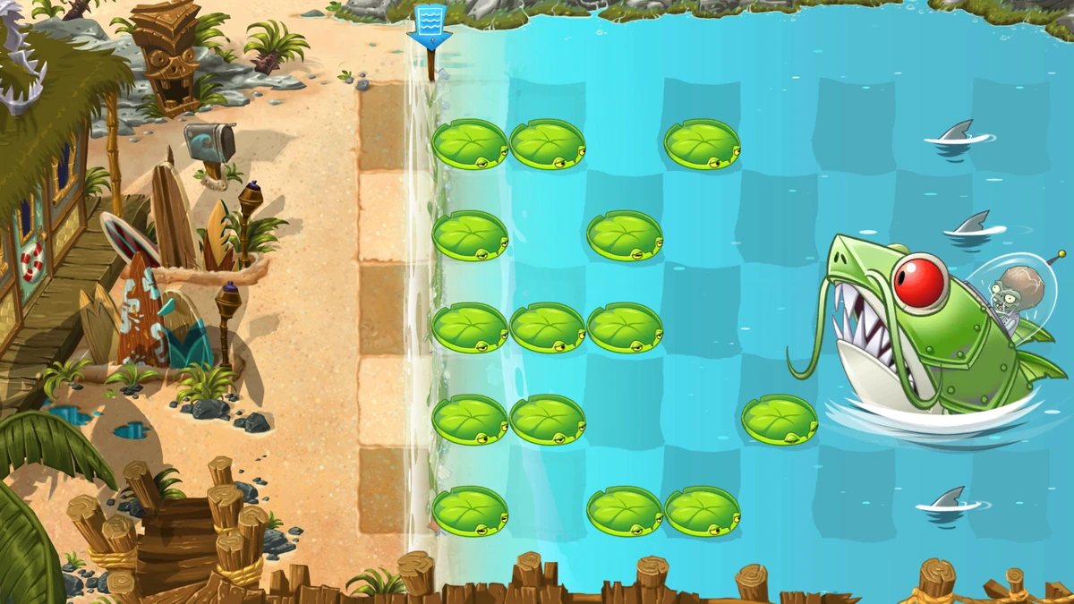 Big Wave Beach - Day 42 | Plants vs. Zombies: Reflourished Wiki | Fandom