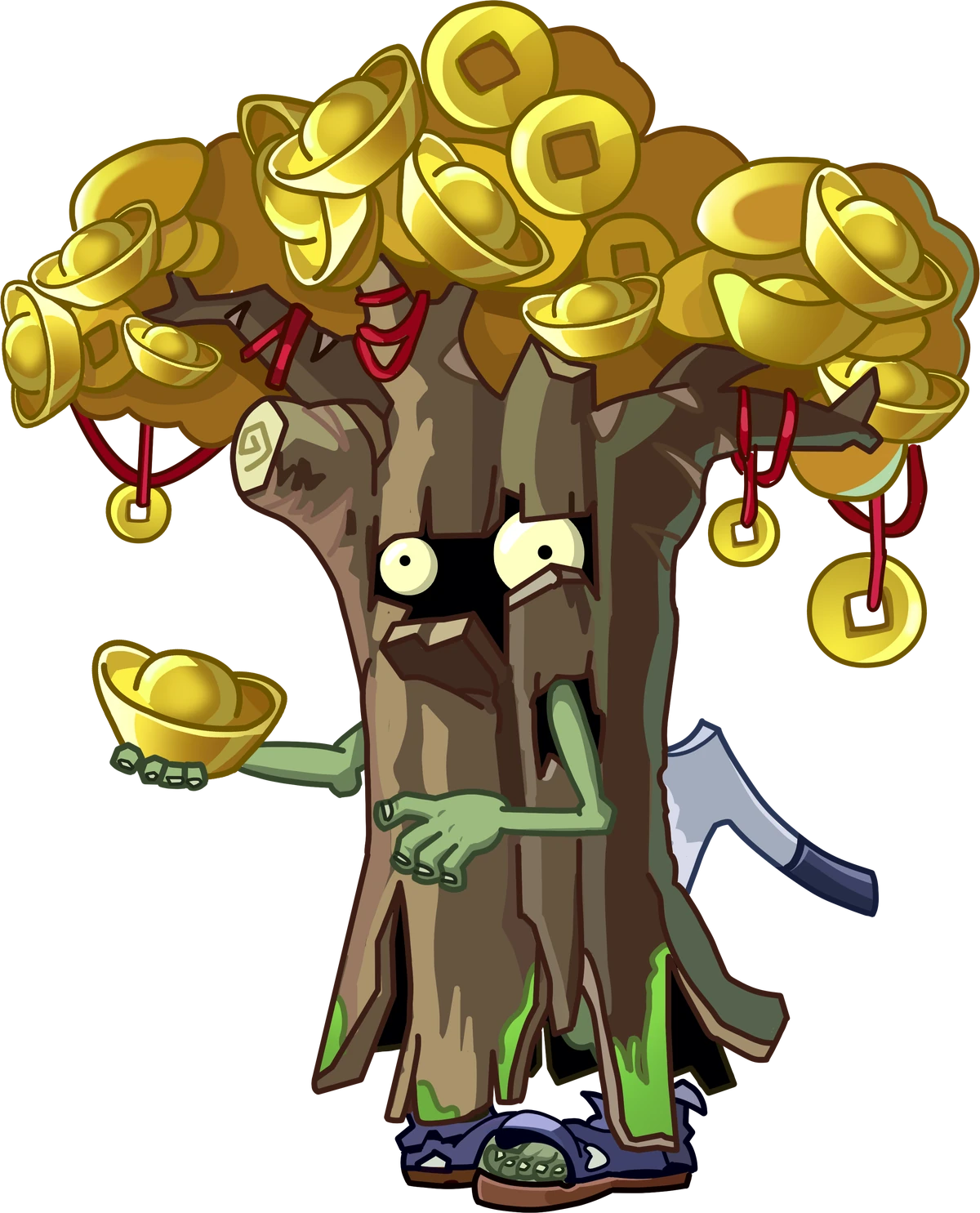 Money Tree Zombie | Plants vs. Zombies: Reflourished Wiki | Fandom