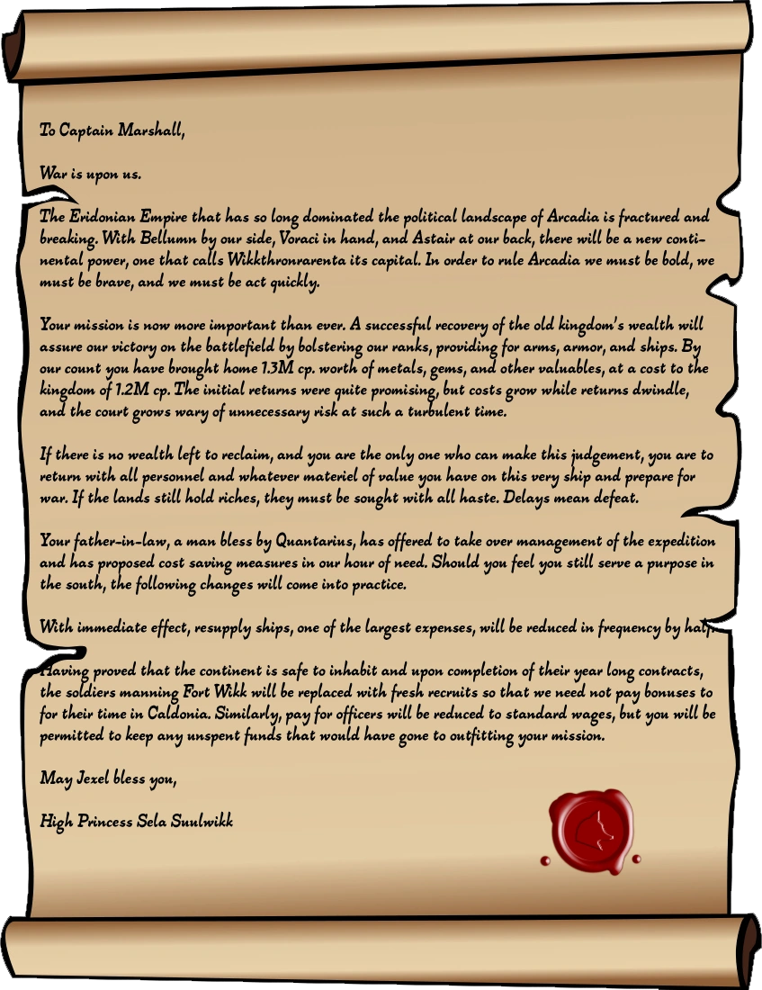 Letter 151003 Sela | Arcadia Wiki | Fandom