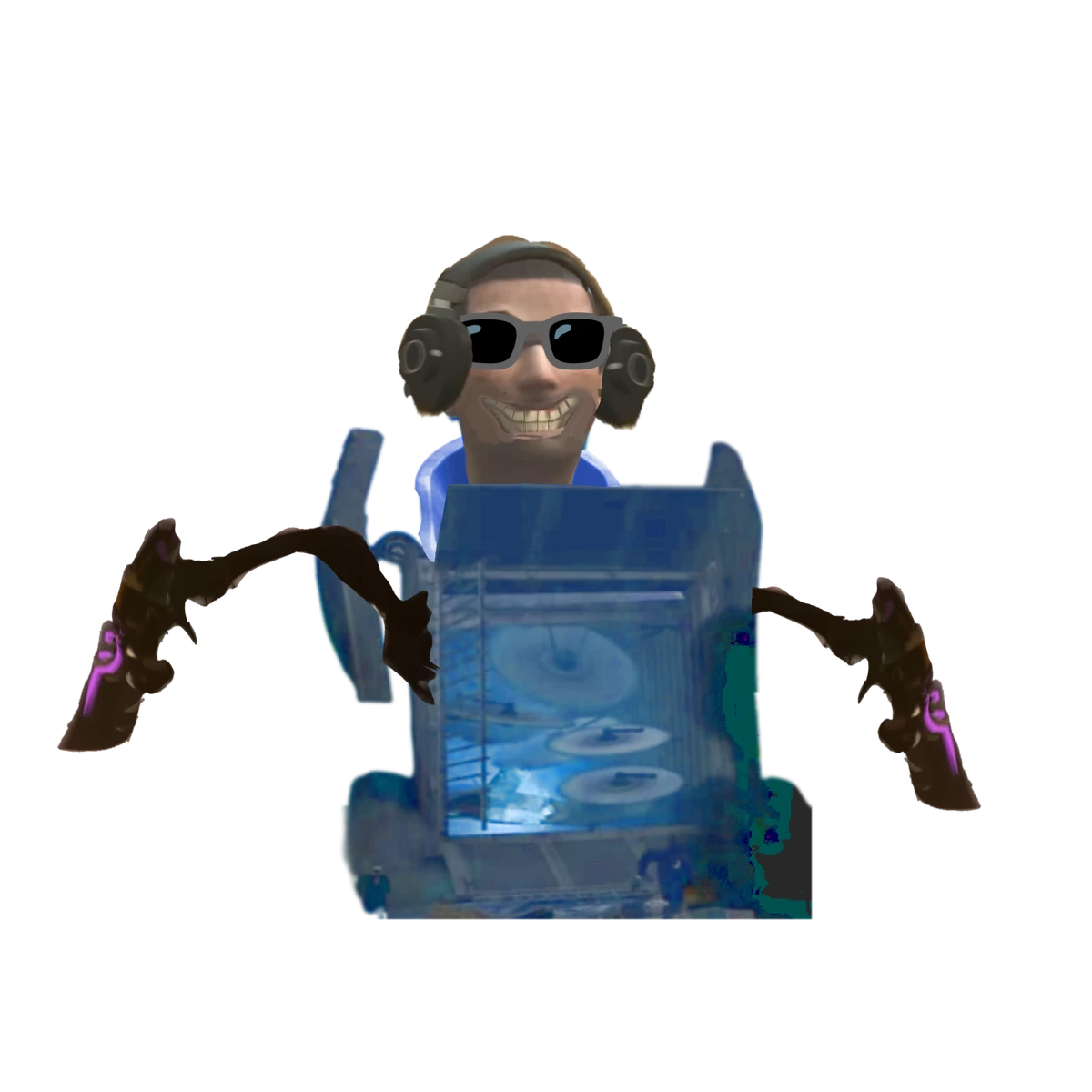 Cyan-blue stabber skibidi furnace (skibidi toilet Nitro) | Torais37kk ...