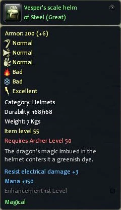 Vesper's Scale Helm | Regnum Online Wiki | Fandom