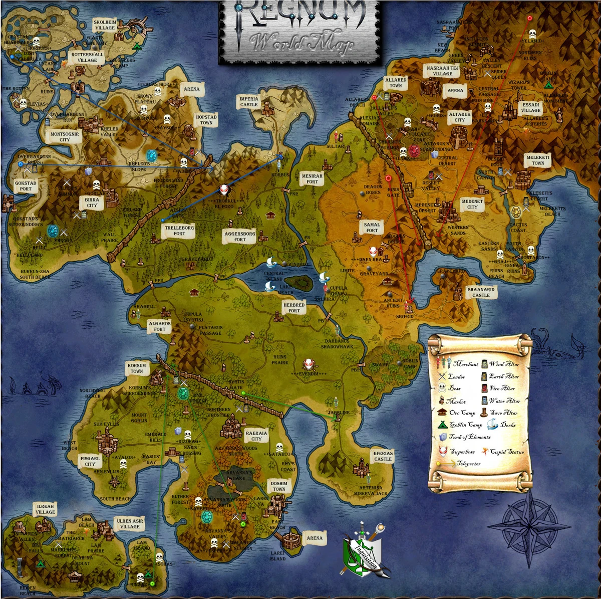 Regnum Online Wiki:World Map | Regnum Online Wiki | Fandom