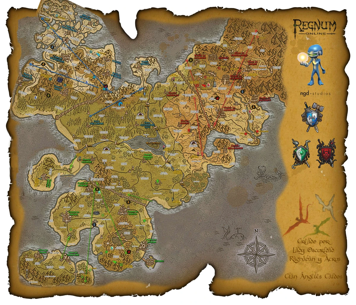 Geografía | Regnum Online Wiki | Fandom