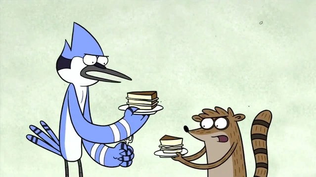 Regular Show Free Cake