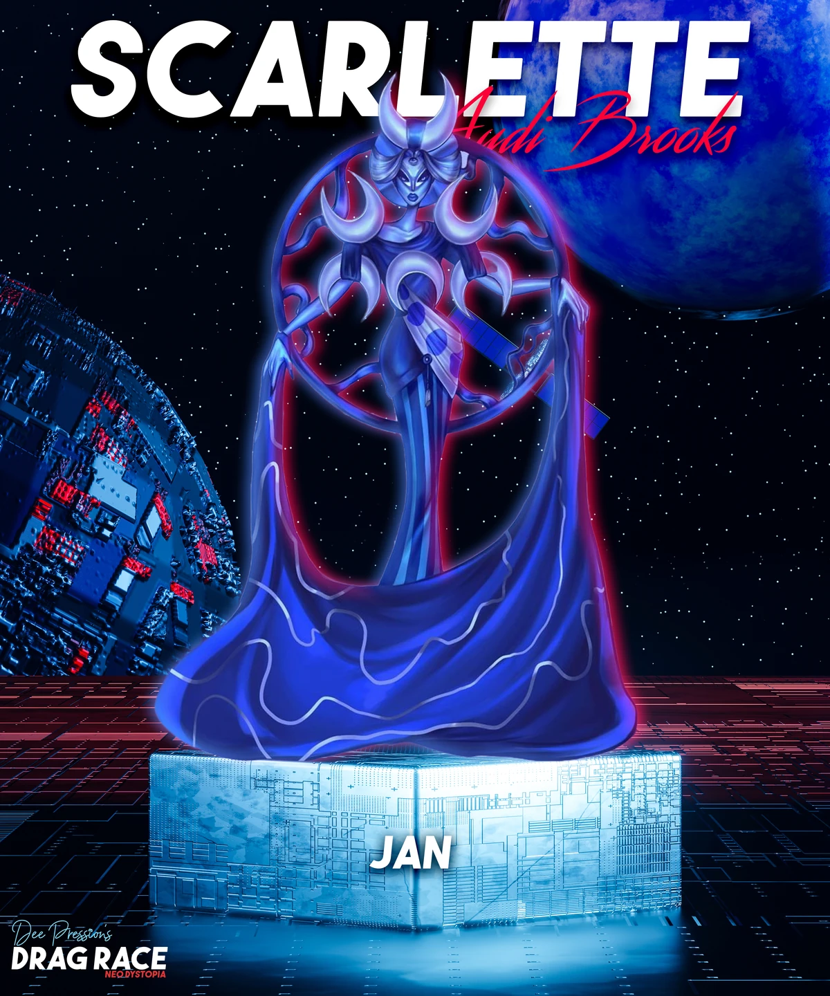 Scarlette Audi Brooks | Dee Pression's Drag Race: ReHOPped Wiki | Fandom