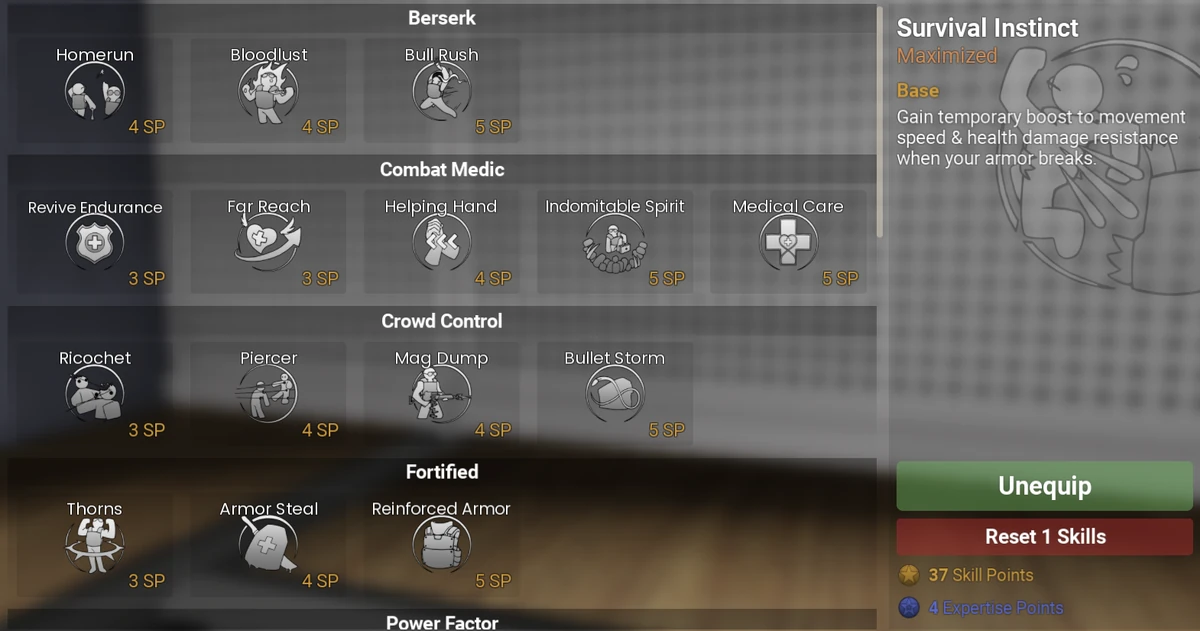 Skills | Reign Fall Wiki | Fandom