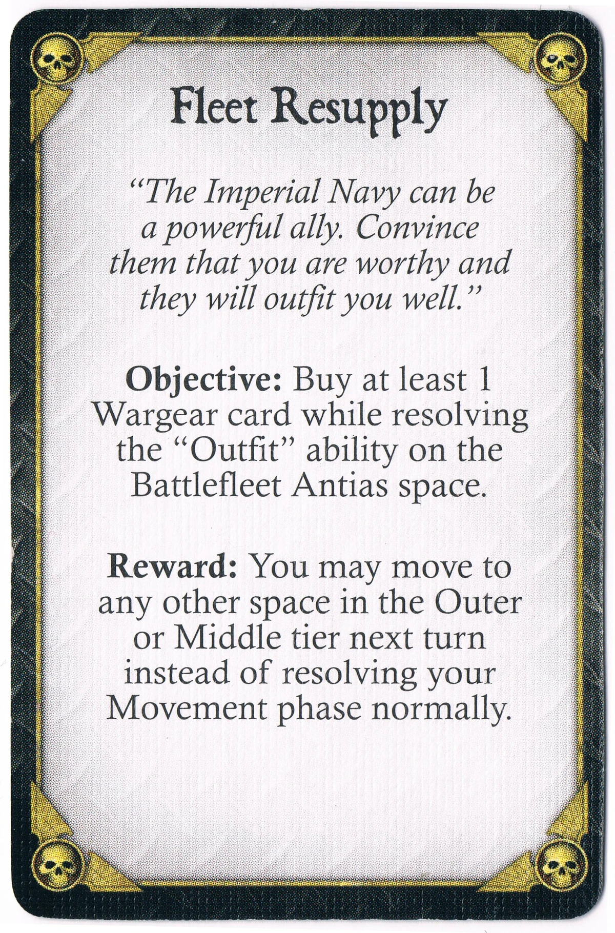 Fleet Resupply | Relic Wikia | Fandom