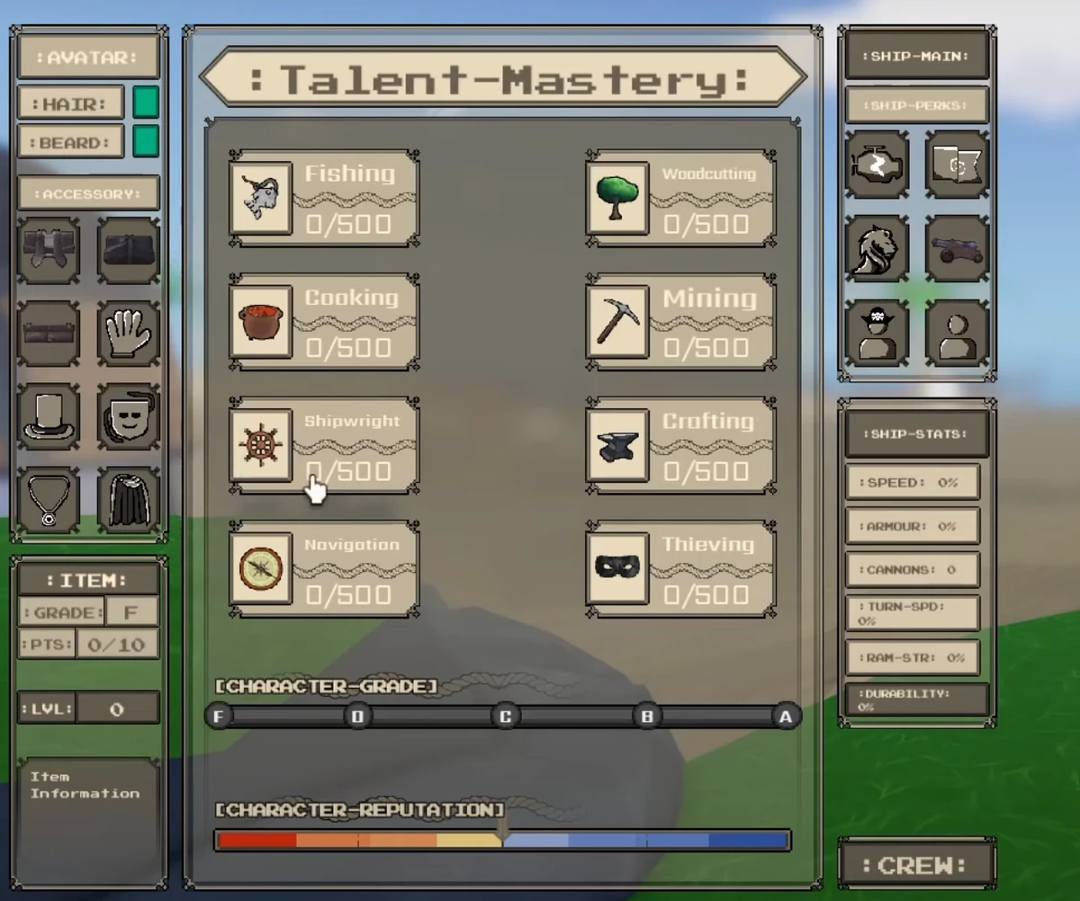 Talents | Rell Seas Wiki | Fandom