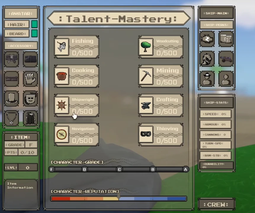 Talents | Rell Seas Wiki | Fandom