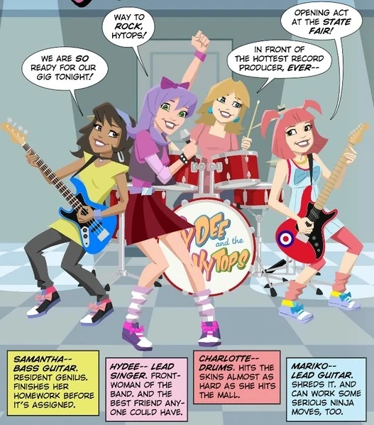 Hydee and the Hytops (team) | Remix Favorite Show and Game Wiki | Fandom