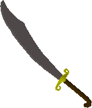 Iron scimitar trimmed gold | Remote Realms Wiki | Fandom