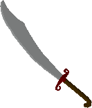 Steel scimitar trimmed red | Remote Realms Wiki | Fandom
