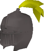 Iron full helm trimmed gold | Remote Realms Wiki | Fandom