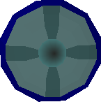 Mithril round shield trimmed blue | Remote Realms Wiki | Fandom