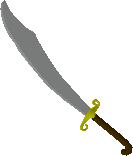 Steel scimitar trimmed gold | Remote Realms Wiki | Fandom