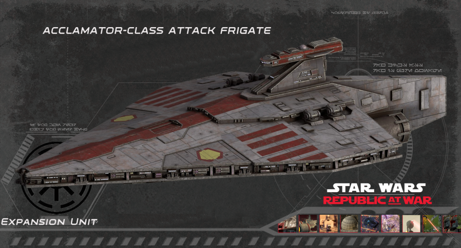 Acclamator-class Attack Frigate | Republic at War Wiki | Fandom