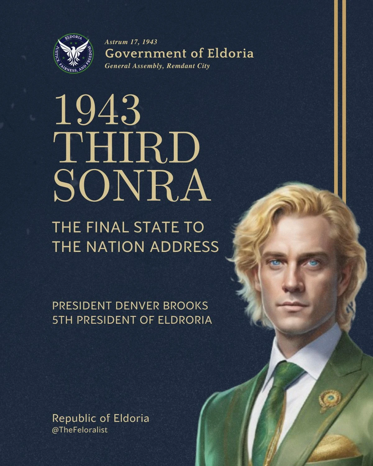 Brooks State of the National Republic Address (1943) | Eldorian ...