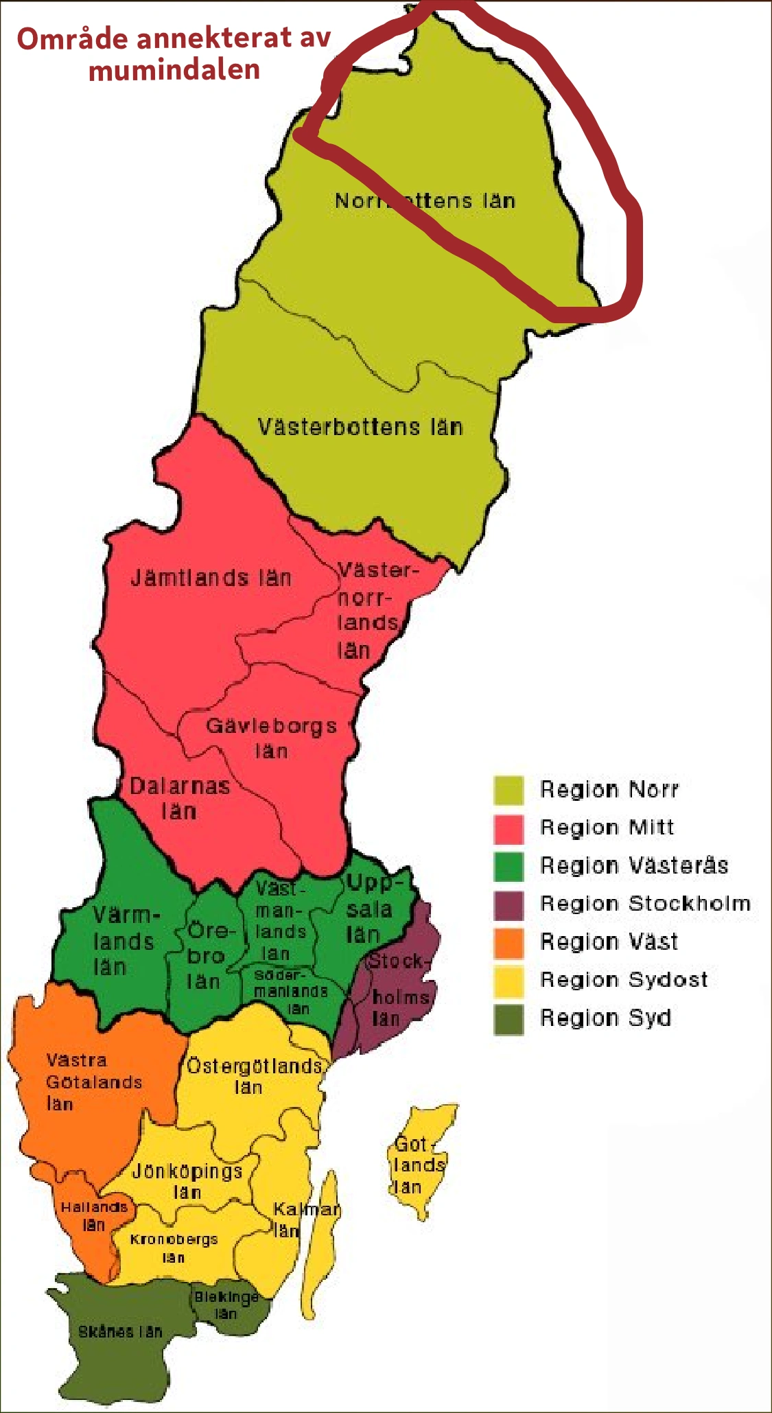 Lista över regioner | Republiken Sverige Wikia | Fandom