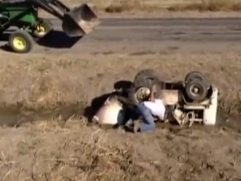Tractor Pinned Teen | Rescue 911 Wiki | Fandom
