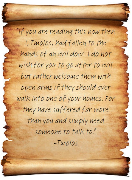 Letter of Tmolos | CronianVerse Wiki | Fandom
