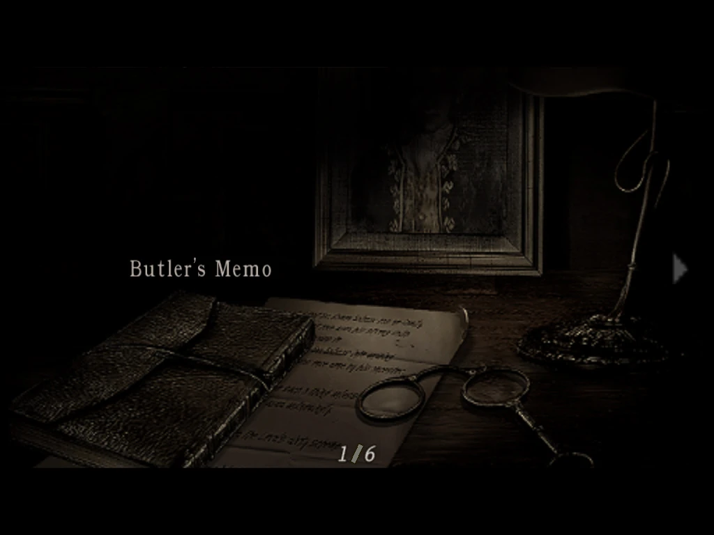 Butler's Memo | Resident Evil Wiki | Fandom