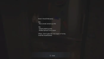 Fridge Memo | Resident Evil Wiki | Fandom