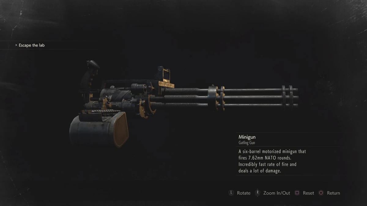 Minigun (RE2 remake) | Resident Evil Wiki | Fandom