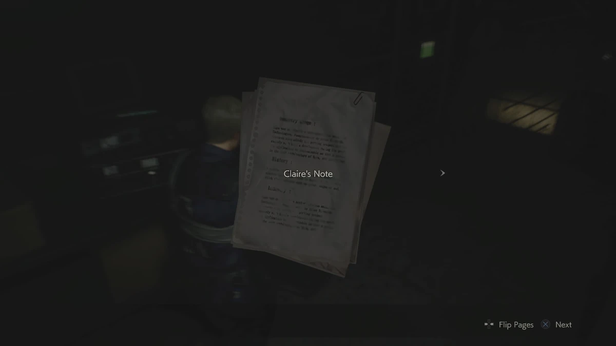 Claire's Note | Resident Evil Wiki | Fandom