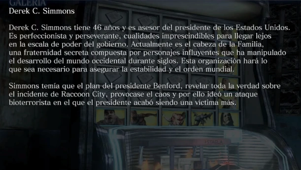 Derek C. Simmons (Archivo) | Resident Evil Wiki | Fandom