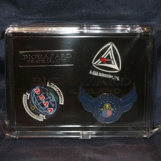 BIOHAZARD DEATH ISLAND Pin Badge Set | Resident Evil Wiki | Fandom