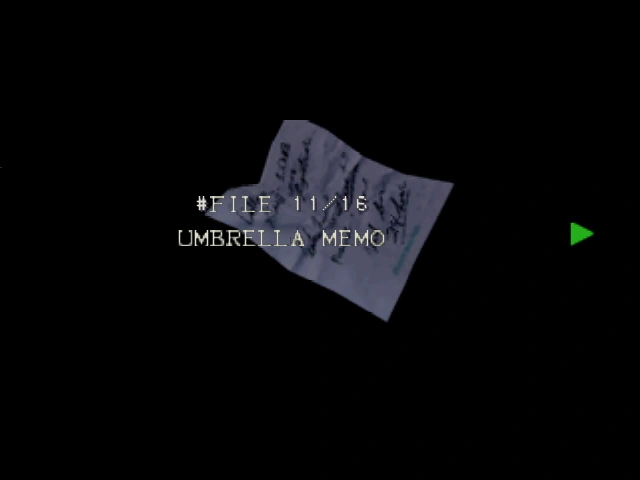 Memo de Umbrella | Resident Evil Wiki | Fandom