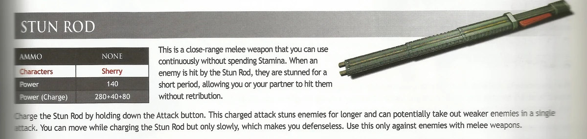 Stun Rod (RE6) | Resident Evil Wiki | Fandom