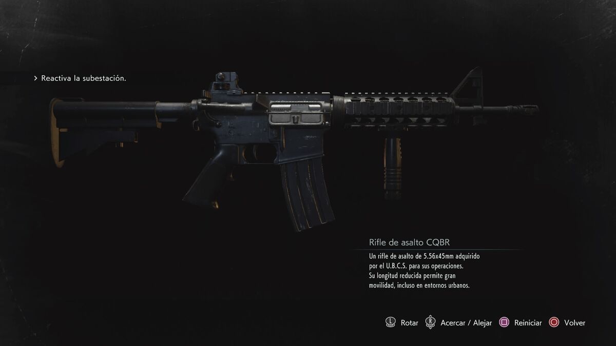 Rifle De Asalto Cqbr Resident Evil Wiki Fandom