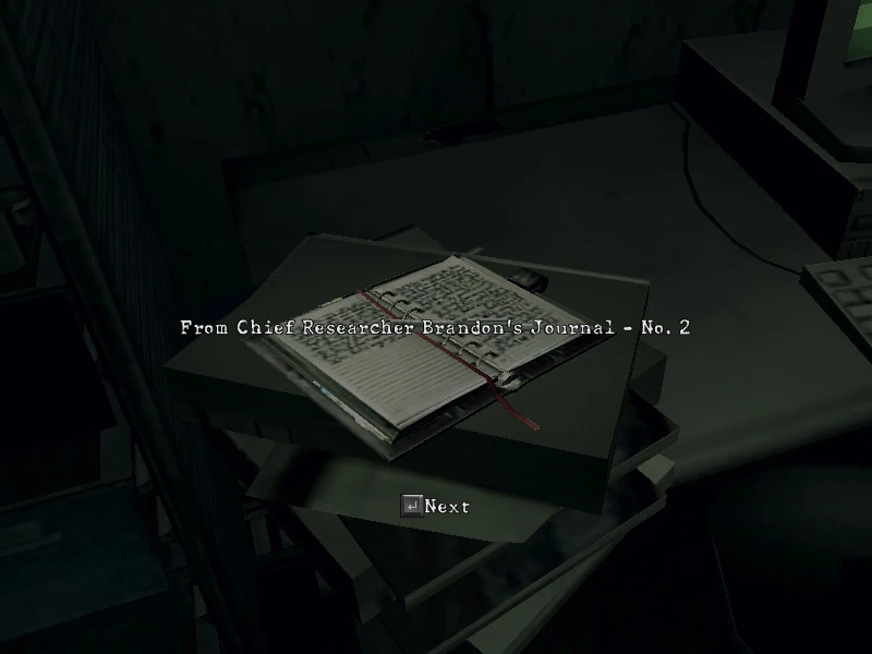 From Chief Researcher Brandon's Journal - No. 2 | Resident Evil Wiki ...