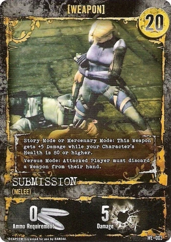 Submission (WE-003) | Resident Evil Wiki | Fandom