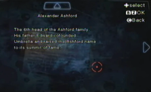 Alexander Ashford (Archivo) | Resident Evil Wiki | Fandom