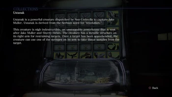 Ustanak | Resident Evil Wiki | Fandom