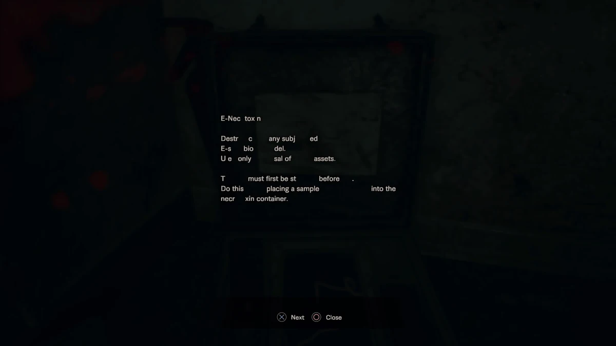 Tattered Secret Document | Resident Evil Wiki | Fandom