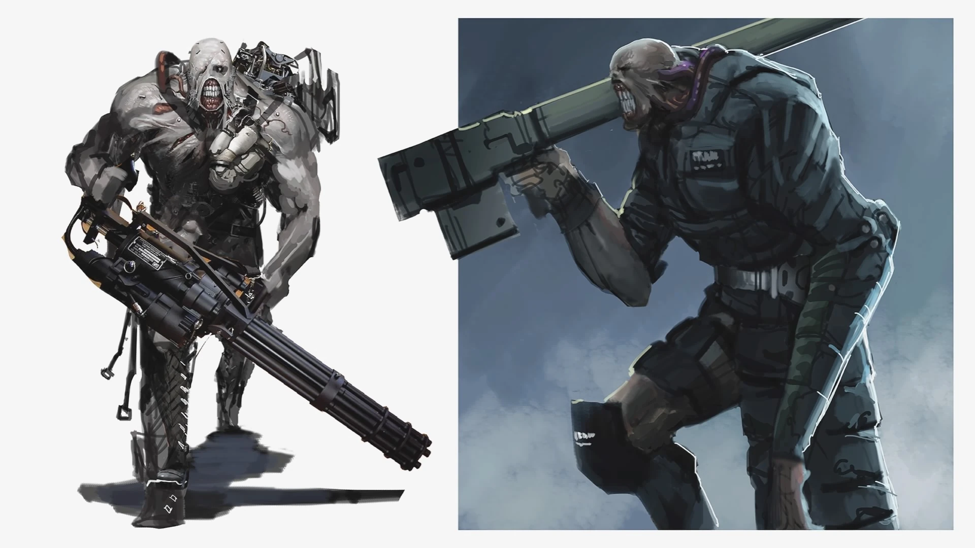 Resident Evil Zombie Concept Art