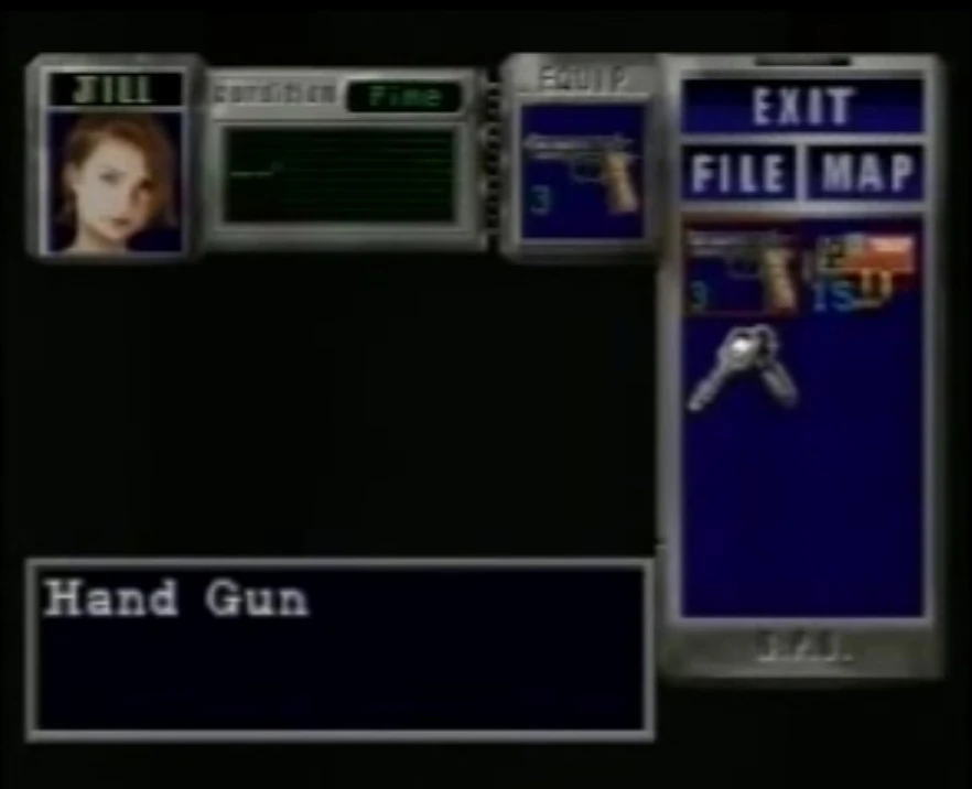 Jill's inventory portrait | Resident Evil Wiki | Fandom